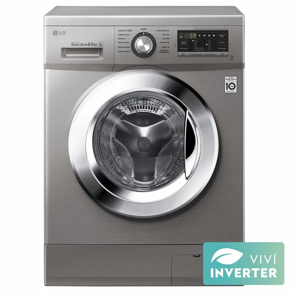 LAVARROPAS AUTOMATICO LG WM8516EE6 8.5KG – ELECTRILUZ